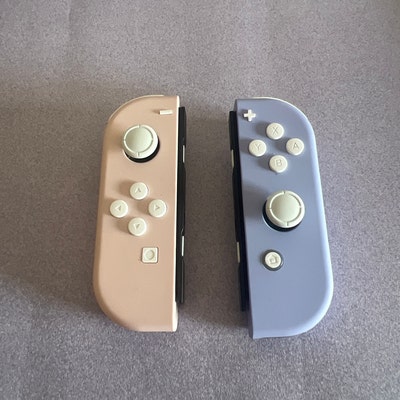 Custom White Nintendo Joycons With Rainbow Hearts & Pink - Etsy