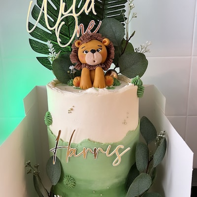 Wild One Cake Charm and Name, Wild One Cake Topper Cake Decorations ...