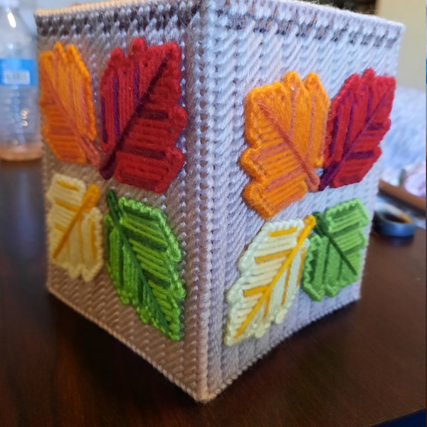 PATTERN: Autumn Leaves in Plastic Canvas - Etsy