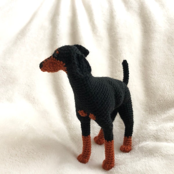 Doberman Amigurumi Pattern / Seamless, Realistic Crochet Dog Pattern ...