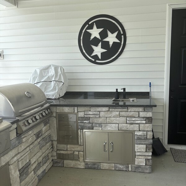 Metal Tristar Made in Tennessee - Custom Size Tristar - Steel Tri Star ...