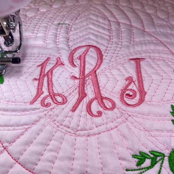 SALE** Carson Monogram Embroidery Font 12 Sizes Machine BX Embroidery ...
