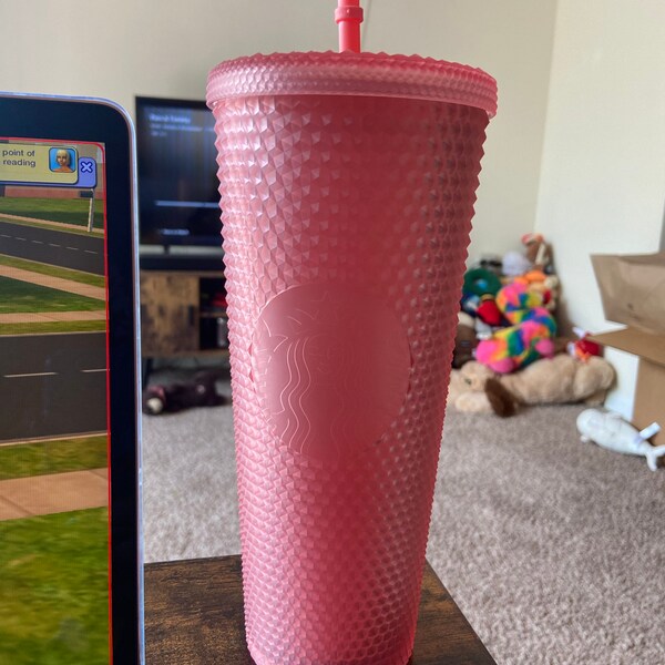 Starbucks Ruby Pink Studded Tumbler, BNWT, Starbucks Studded Tumbler ...