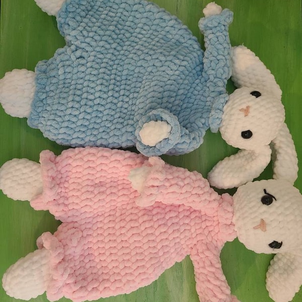 Cuddle Bunny Ragdoll Lovey Amigurumi Crochet Pattern · DIY Tutorial ...