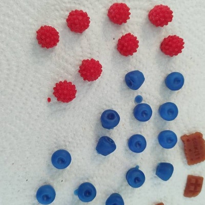 Raspberry Silicone Mold, Fruit Polymer Clay Mold, Flexible Push Mold ...