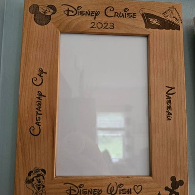 Disney Cruise, Personalized Picture Frames, 3 Sizes: 4x6, 5x7 and 8x10 ...