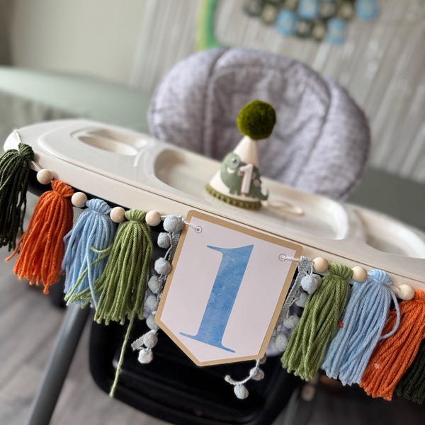 Pink and Silver Floral 1st Birthday High Chair Tulle Tutu, Princess ...