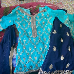 Charming Red Color Punjabi Patiala Dress Wedding Party Wear | Etsy