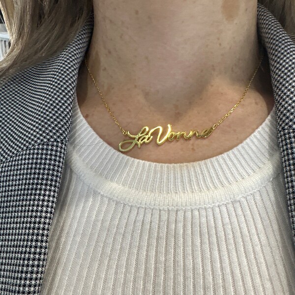 Minimalist Name Necklace • Name Necklace by Caitlynminimalist in ...