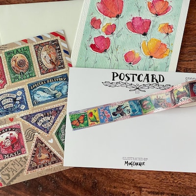 British Post Office Washi Tape 30mm X 10m Decorative Mail Tape UK Happy ...