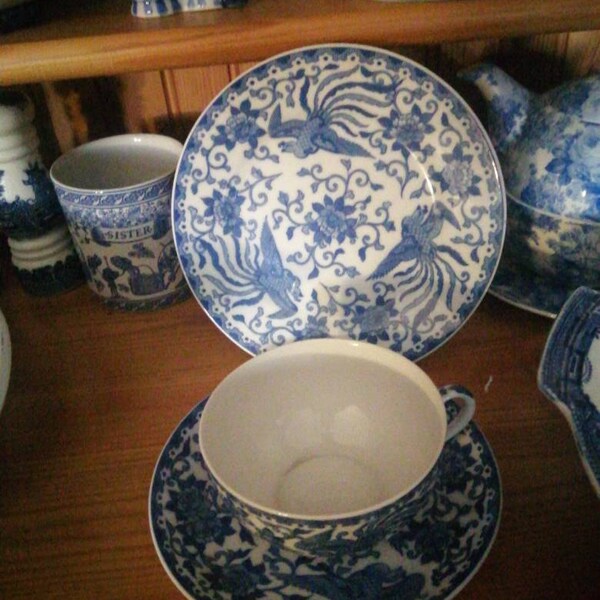 Spode Indian Tree Side Plates L Orange and Red L 16cm / 6inch Diameter ...