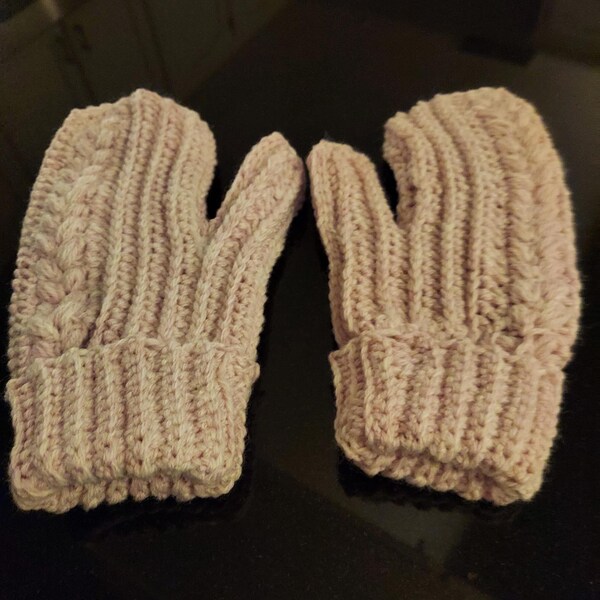 CROCHET PATTERN + VIDEO Autumn Wheat Crochet Mittens in 6 Sizes Newborn ...