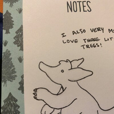 Tree Pocket Notepad, Pine Tree Notes, Office Supplies, 3.5 X 5.5 ...