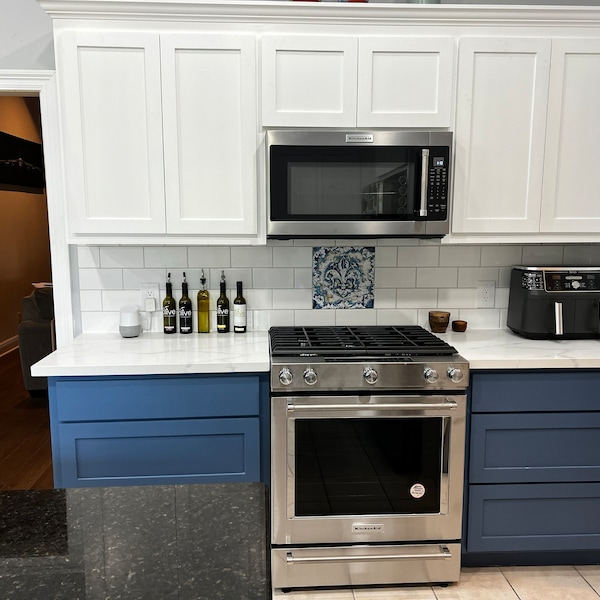 French Bistro French Country Kitchen Backsplash Tile Mural 3 Sizes on 6 ...