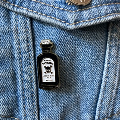 Poison Bottle Soft Enamel Pin // Cute Pin // Pins // Enamel Pin ...