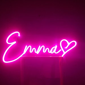 Custom Name Neon Sign for Kids Neon Sign Bedroom Neon Sign - Etsy