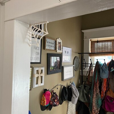 Spider Web Door Corner Gothic Home Decor 3D Printed - Etsy
