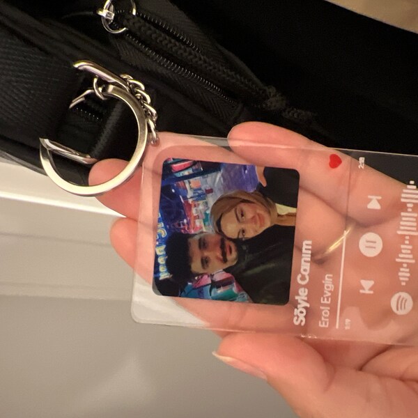 Custom Keychain for Music Lovers, Personalized Acrylic Keychain Custom ...