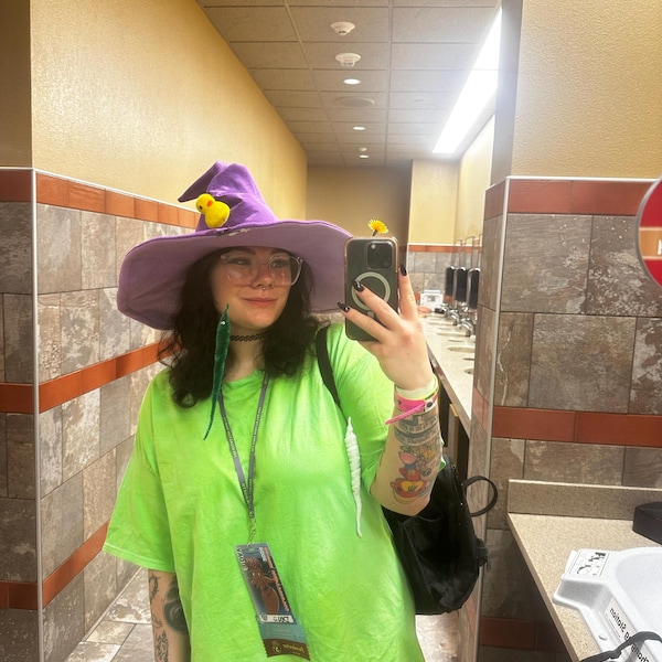 Solid Color Wizard Witch Hat - Etsy