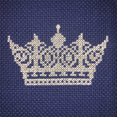 Royal Crown, Modern Cross Stitch PATTERN - Etsy