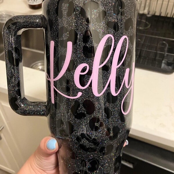 Customized Stanley Tumbler | Ombré NEON Tumbler 40oz | Personalized ...