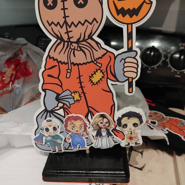 Halloween Centerpiece Stand Horror Party Table Decorations 10 Inches - Etsy