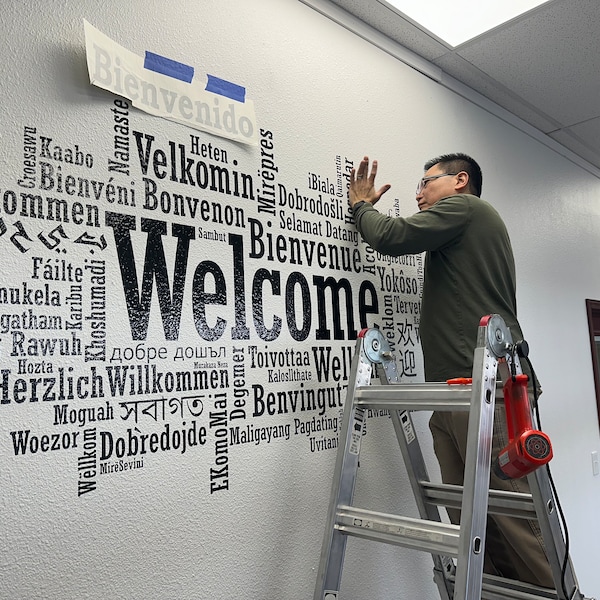 Welcome in Many Languages Wall Decal: International Decor Se142 - Etsy