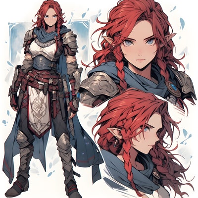Custom Dnd Portrait Anime Styled Dnd Characters for Tabletop Gaming AI ...