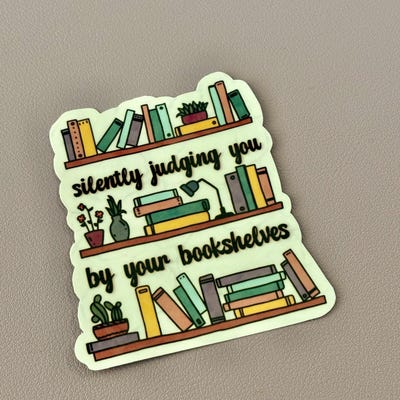 Do Not Leave Unattended in the Bookstore Sticker, Bookish Merch, Smutty ...