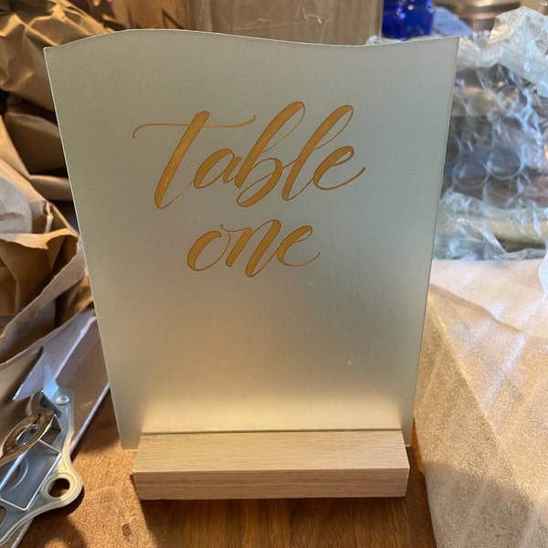 Table Numbers, Sea Glass Table Numbers, Wedding Decor, Beach Wedding ...