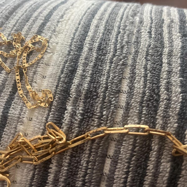 Coin Layered Chain Necklace 18K Gold Filled Necklaces Set Toggle Chain ...