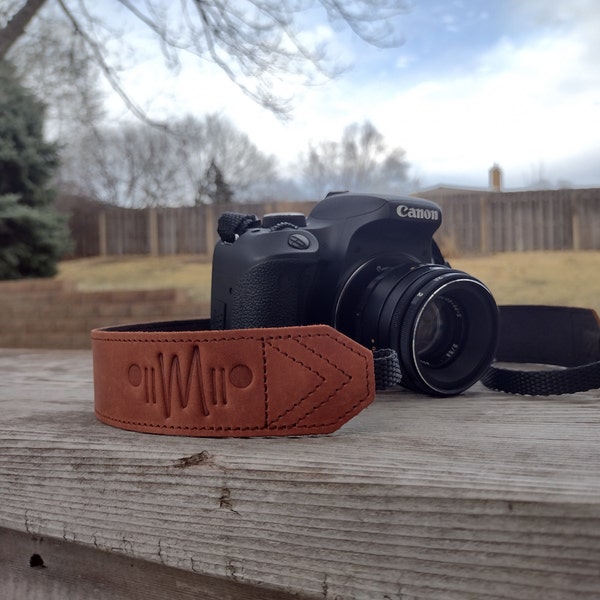 Personalized Camera Strap, Leather Camera Strap, Custom Camera Strap ...