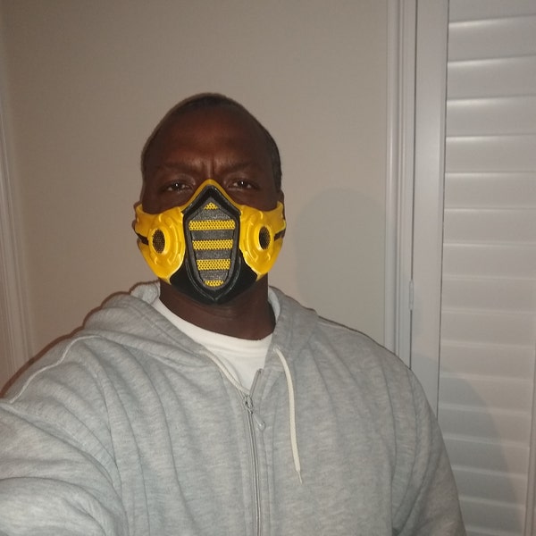 Cold Ninja Cosplay Mask by Wekster - Mortal Face Mask - Made in US ...