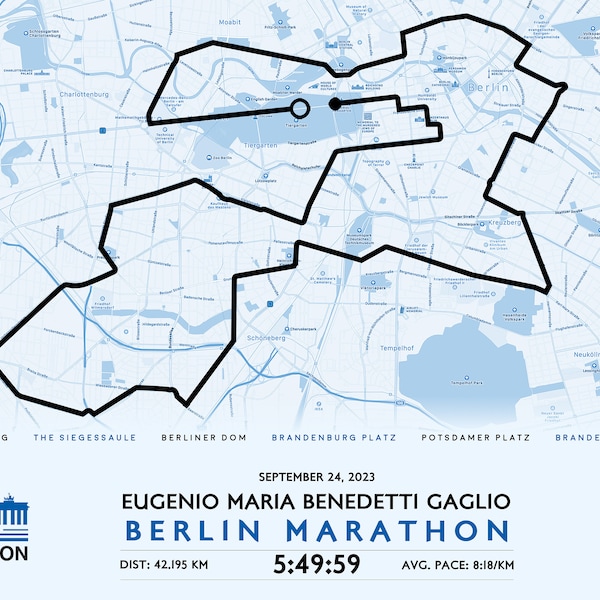 Customised Boston Marathon Route Map (high Resolution Image File) - Etsy
