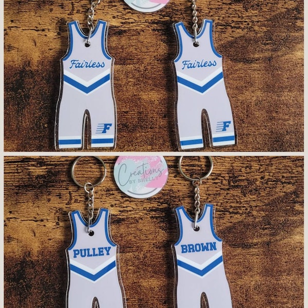 Wrestling Singlet Keychain Blank: Clear Acrylic DIY Craft - Etsy
