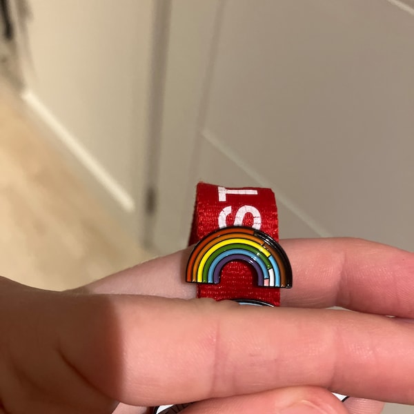 Rainbow PRIDE Pins — LGBT Badge Subtle Pride Accessory Badge LGBT Gay ...