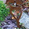 Robin on Spade Garden Decoration / Bird Garden Gift / Rusty - Etsy