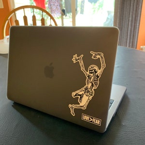 Dancing Skeleton Skull Sticker Gothic Witchy & Dark - Etsy