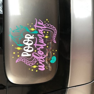 Soul Car Decal, Ursula, Vinyl Decal, Kia Soul, Unfortunate Souls, Poor ...