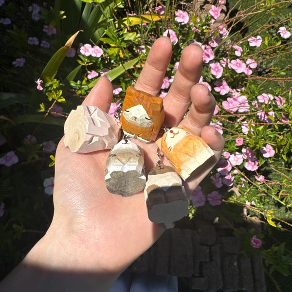 Handcrafted Wooden Goose Figurine – Charming White Goose Sculpture ...