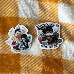 Percy Jackson Nico Di Angelo Skeleton Sticker | Etsy Canada