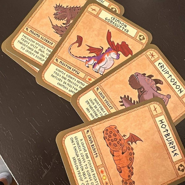 HTTYD Deck of Dragons (how to Train Your Dragon Cards) - Etsy