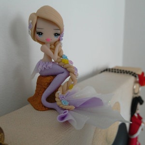 Statuette Rapunzel Polymer Clay Fimo - Etsy