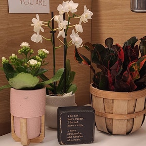 Mini Quote Block, Motivational Quote, Strength Quote, Office Decor ...