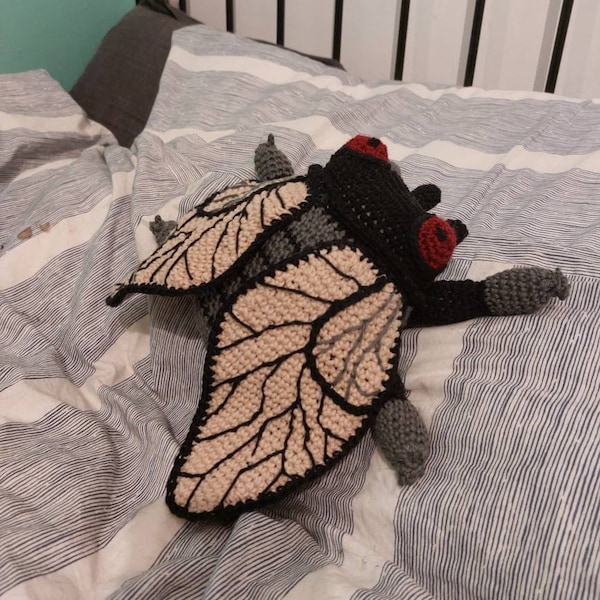 Cicada Crochet Pattern: Amigurumi Insect Toy (PDF Pattern) - Etsy