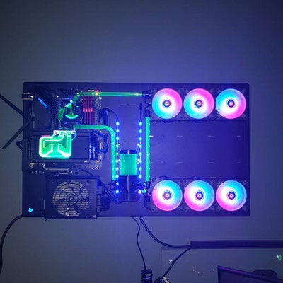 Wall Computer Dual Radiator Wall Computer Open Air Computer - Etsy