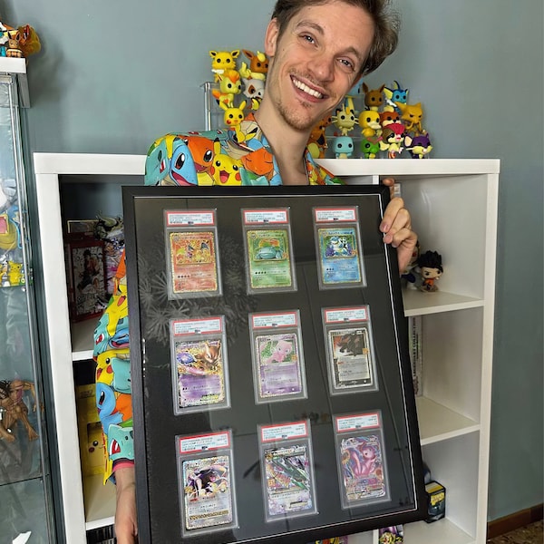 Rahmen PSA, CGC, BGS Pokemon Sport Karten Holz Case Display ...