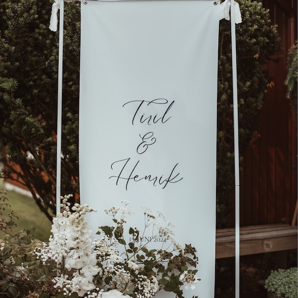 Custom Linen Welcome Sign: Wedding, Bridal Shower, Baby Shower ...