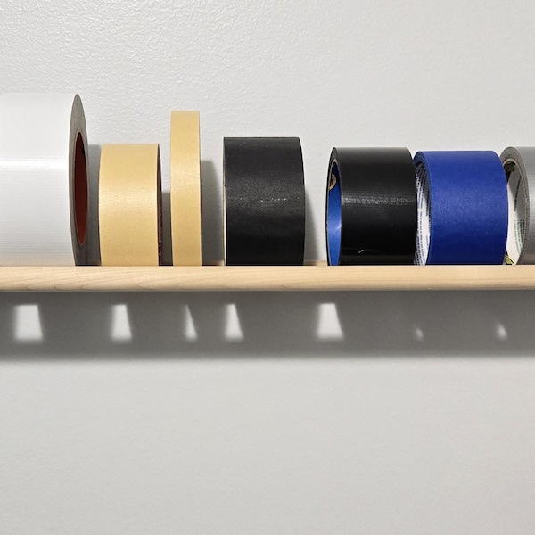 Tape Storage Rack: Garage and Craft Room Tape Roll Organizer - Etsy