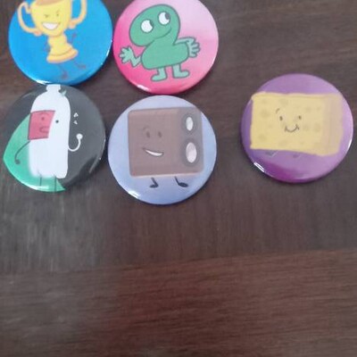 BFDI Battle for Battle for Dream Island Bfb Tpot Object Show Pins - Etsy